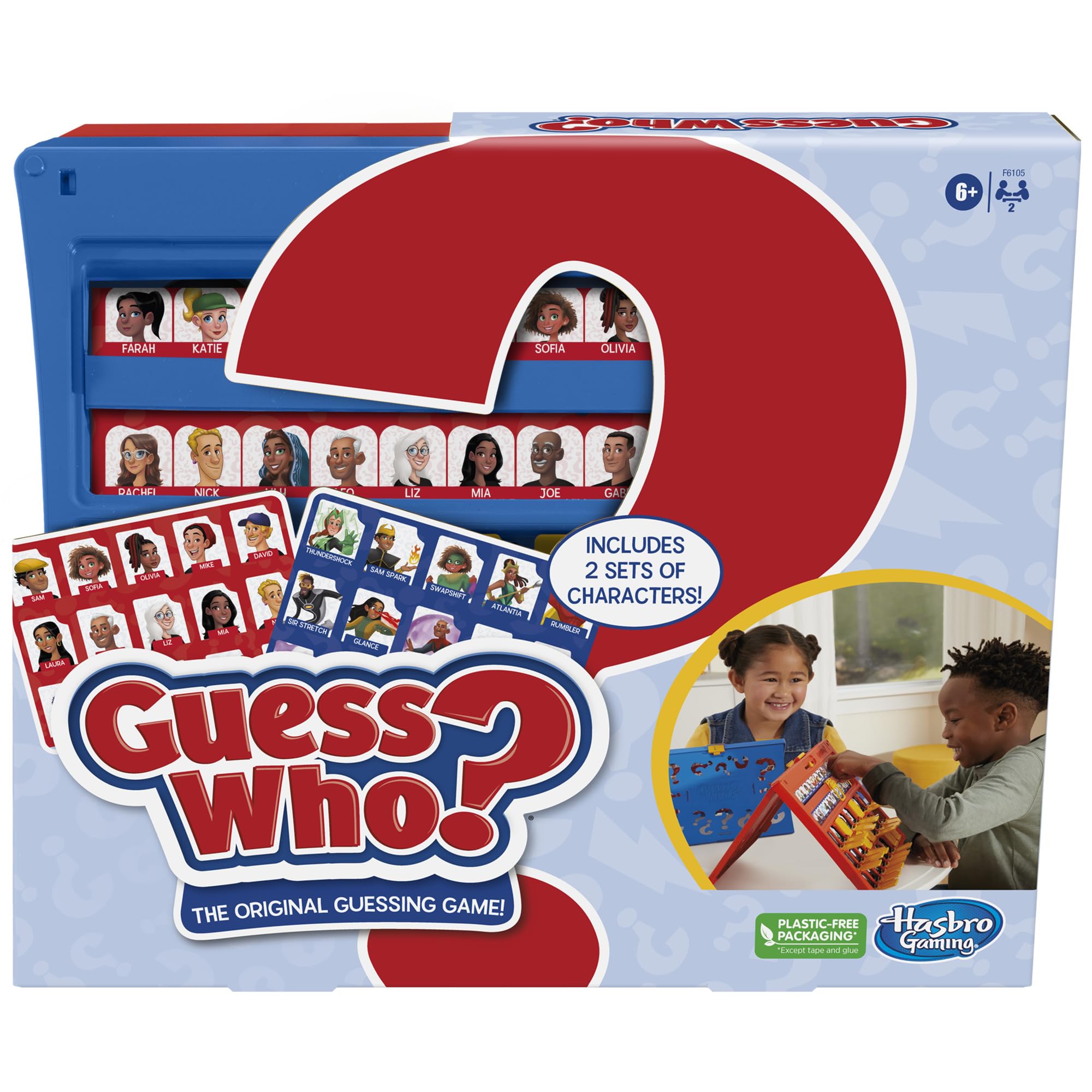 Hasbro Gaming Guess Who? Original,Easy to Load Frame,Double-Sided ...