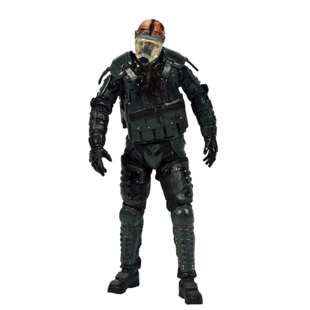 McFarlane Toys The Walking Dead TV Series 4 Riot Gear Gas Mask Zombie ...