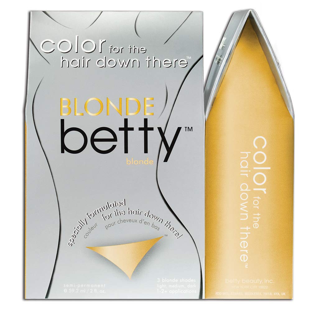 Betty Beauty Blonde Betty - Color for the Hair Down There Hair Colorin ...