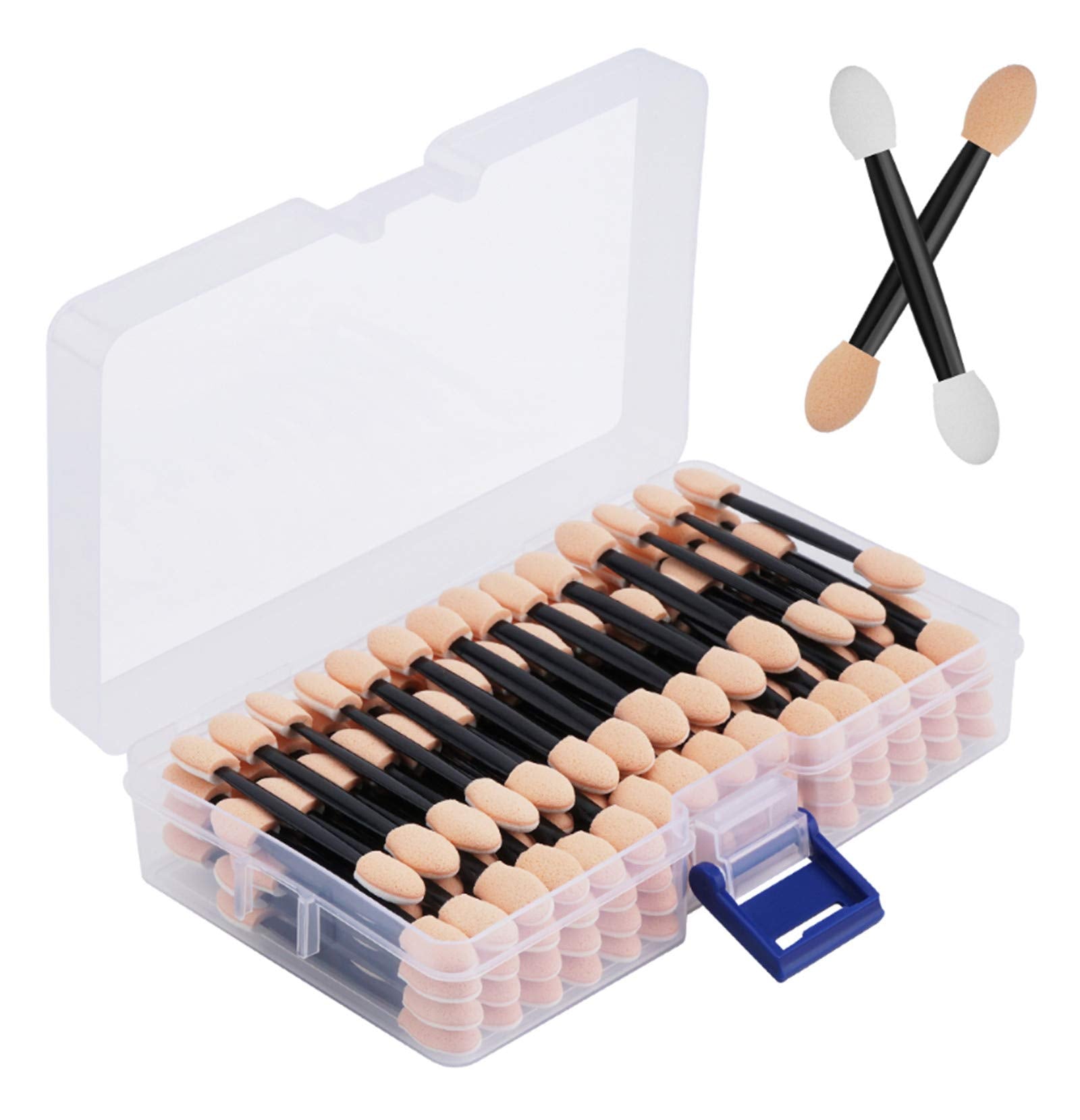 Cuttte 120PCS Disposable Dual Sides Eye Shadow Sponge Applicators ...