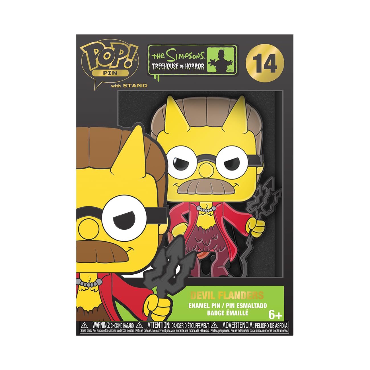 Loungefly PIN Large Enamel Pin Horror: Simpsons - Ned Flanders ...