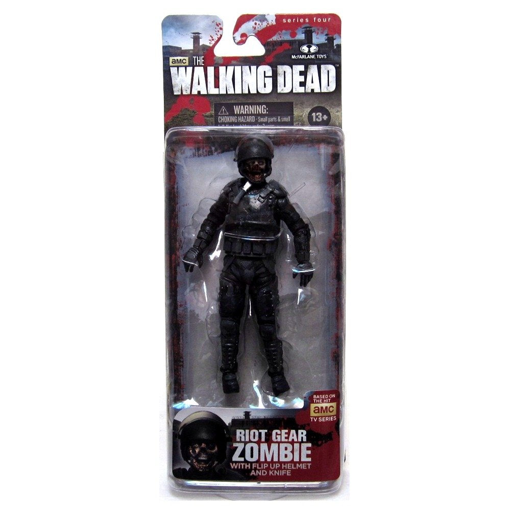 McFarlane Toys The Walking Dead TV Series 4 Riot Gear Zombie Action ...