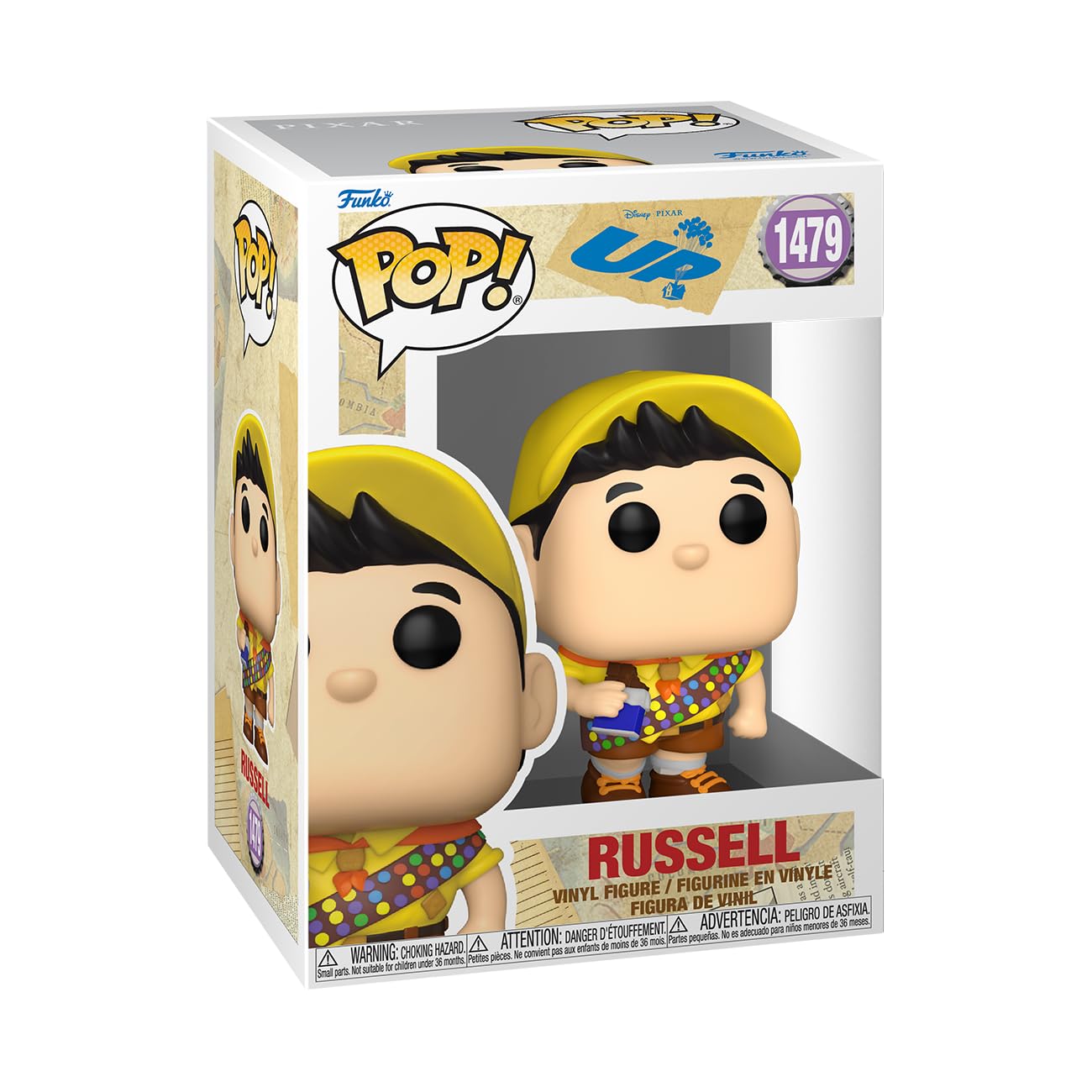Funko POP! Disney: UP - Russell - up - Collectable Vinyl Figure ...