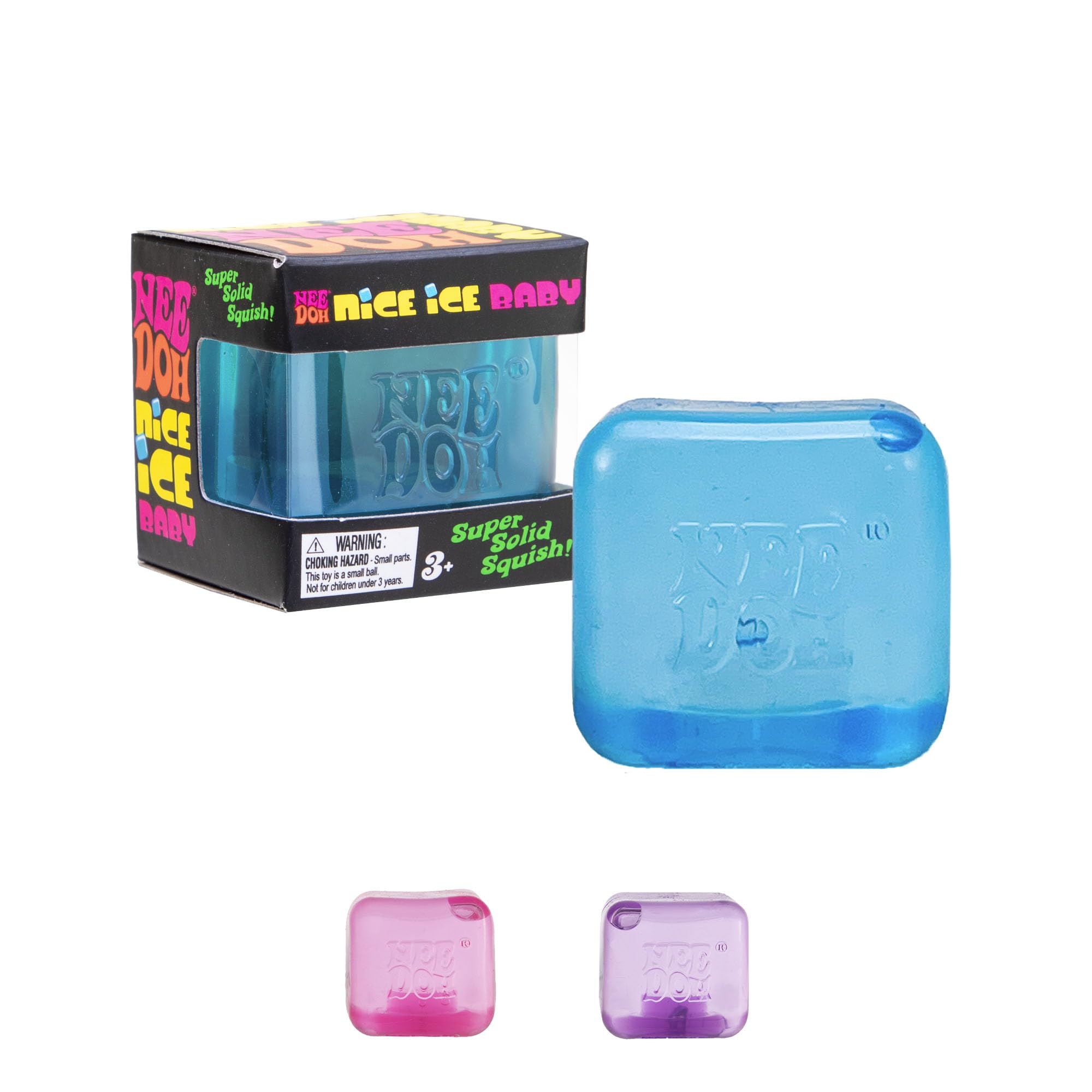 Schylling NeeDoh Nice Ice Baby - Sensory Squeeze Toy - Super Solid ...