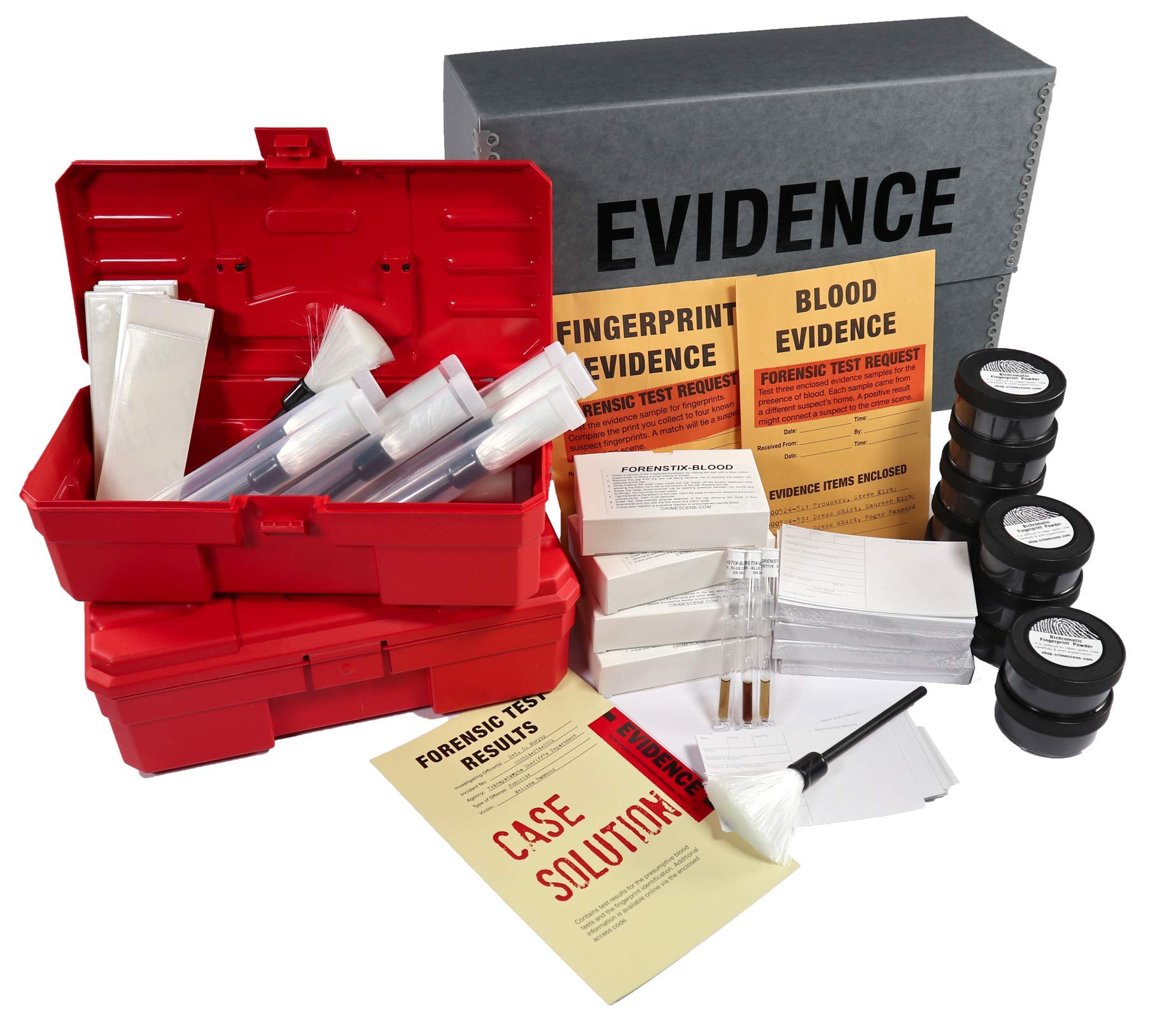 Crime Scene Forensic Science Mega Kit: The Missy Hammond Case - 40-Stu ...