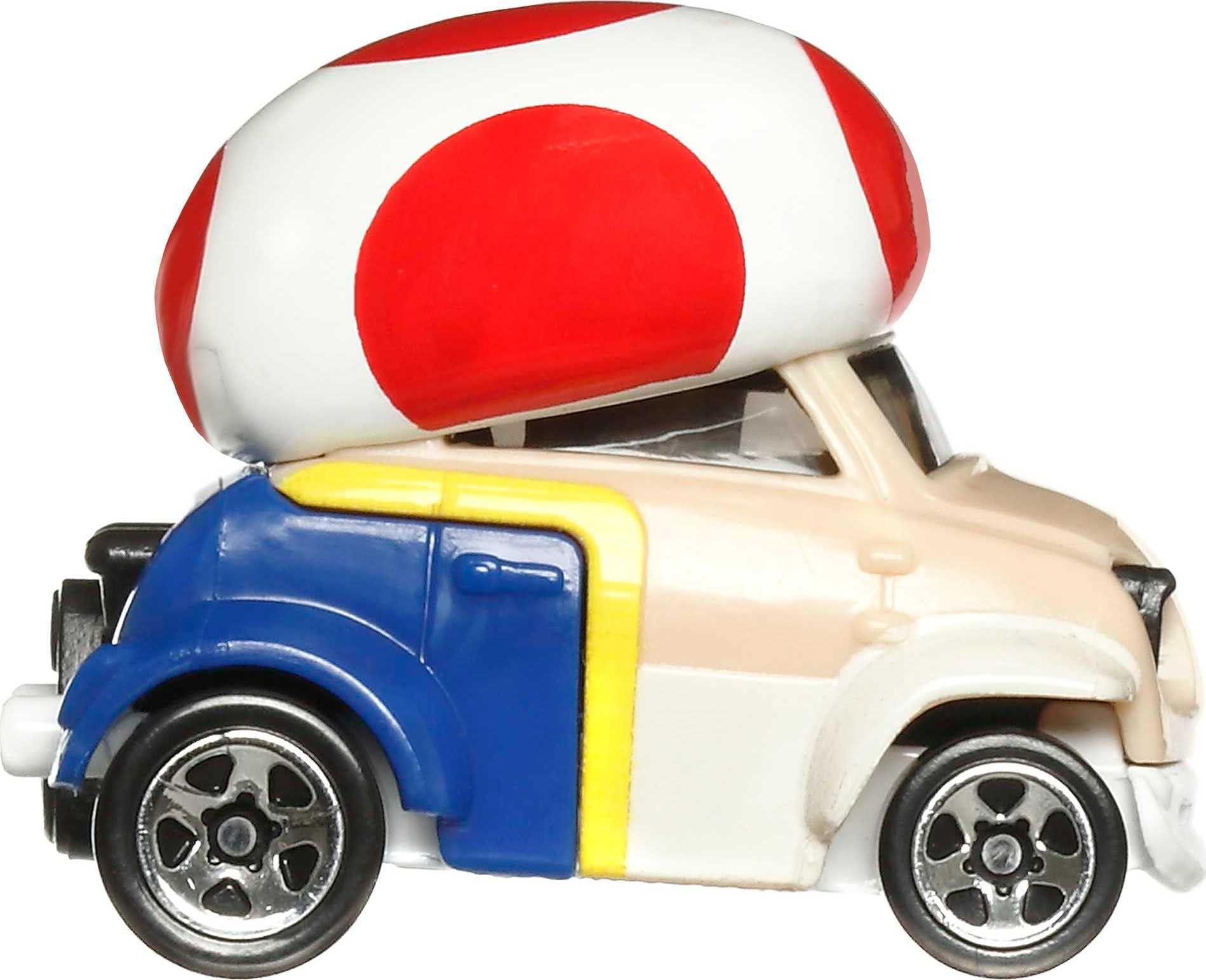 Hot Wheels Super Mario Character Cars Toad Vehicle 6/7– MarvelsAura