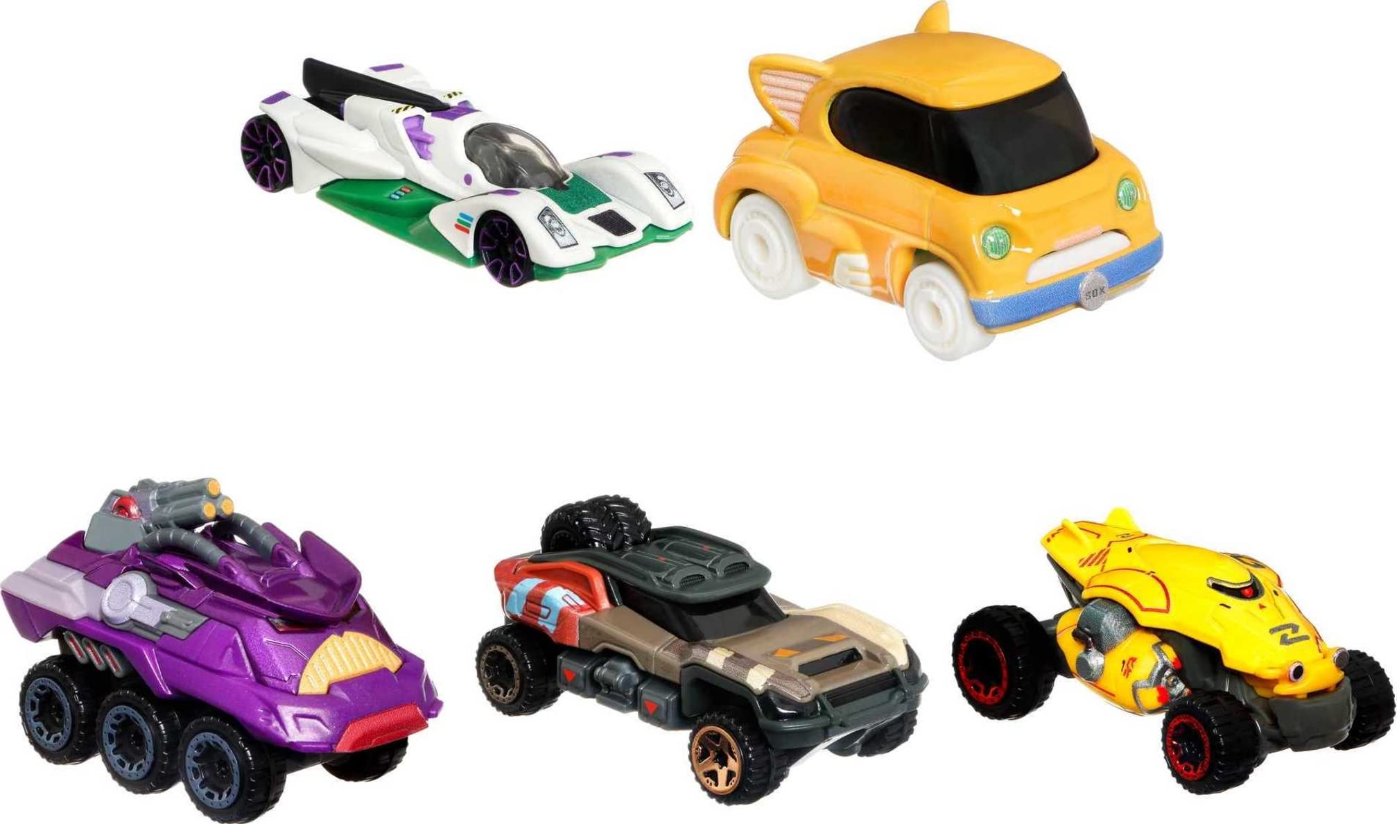Hot Wheels Disney and Pixar Lightyear Toy Car 5-Pack, Set of 5 ...