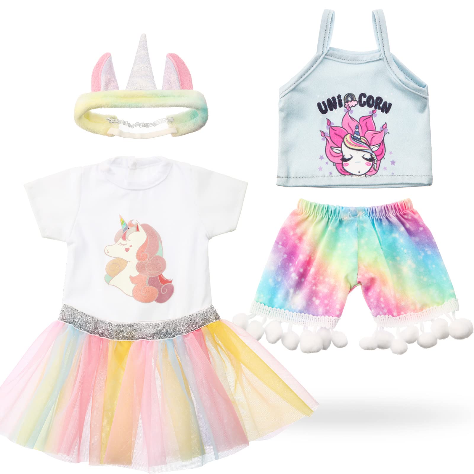Set of 2 Summer Teddy Bear Clothes Cap & Gow Outfit Fits Make Your ...
