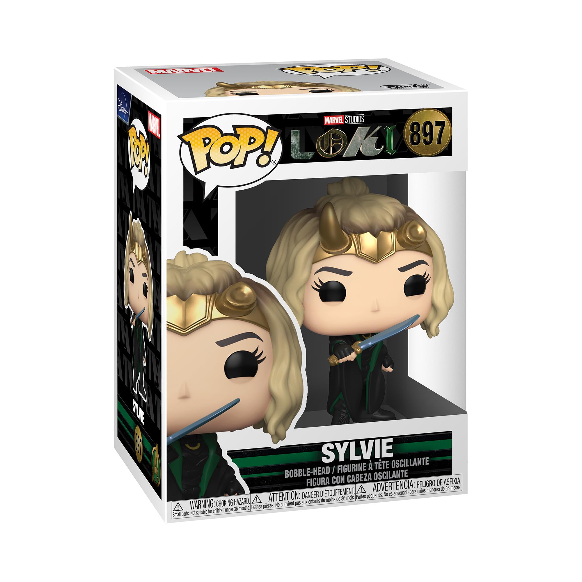 Funko Pop Marvel: Loki - Sylvie Vinyl Bobblehead - Collectable Vinyl ...