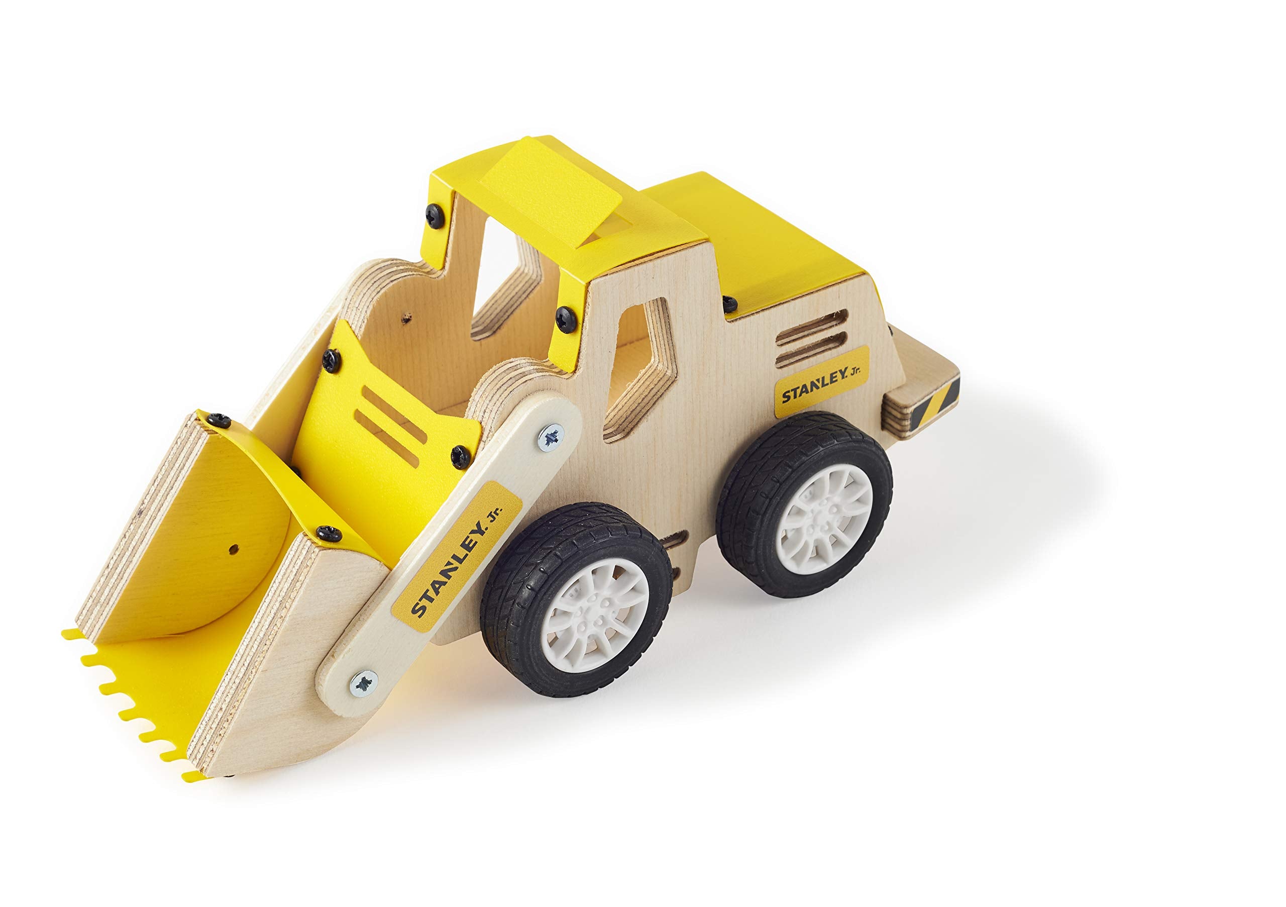 Stanley Jr. Construction Toy Truck Front Loader Wood Craft Kit - DIY A ...