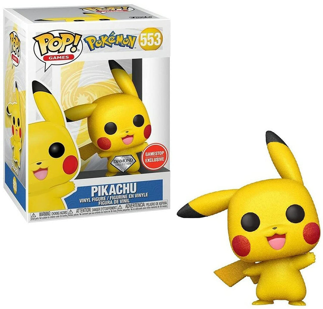 Funko Pop! Games Pokemon Pikachu Waving - Diamond Collection– MarvelsAura