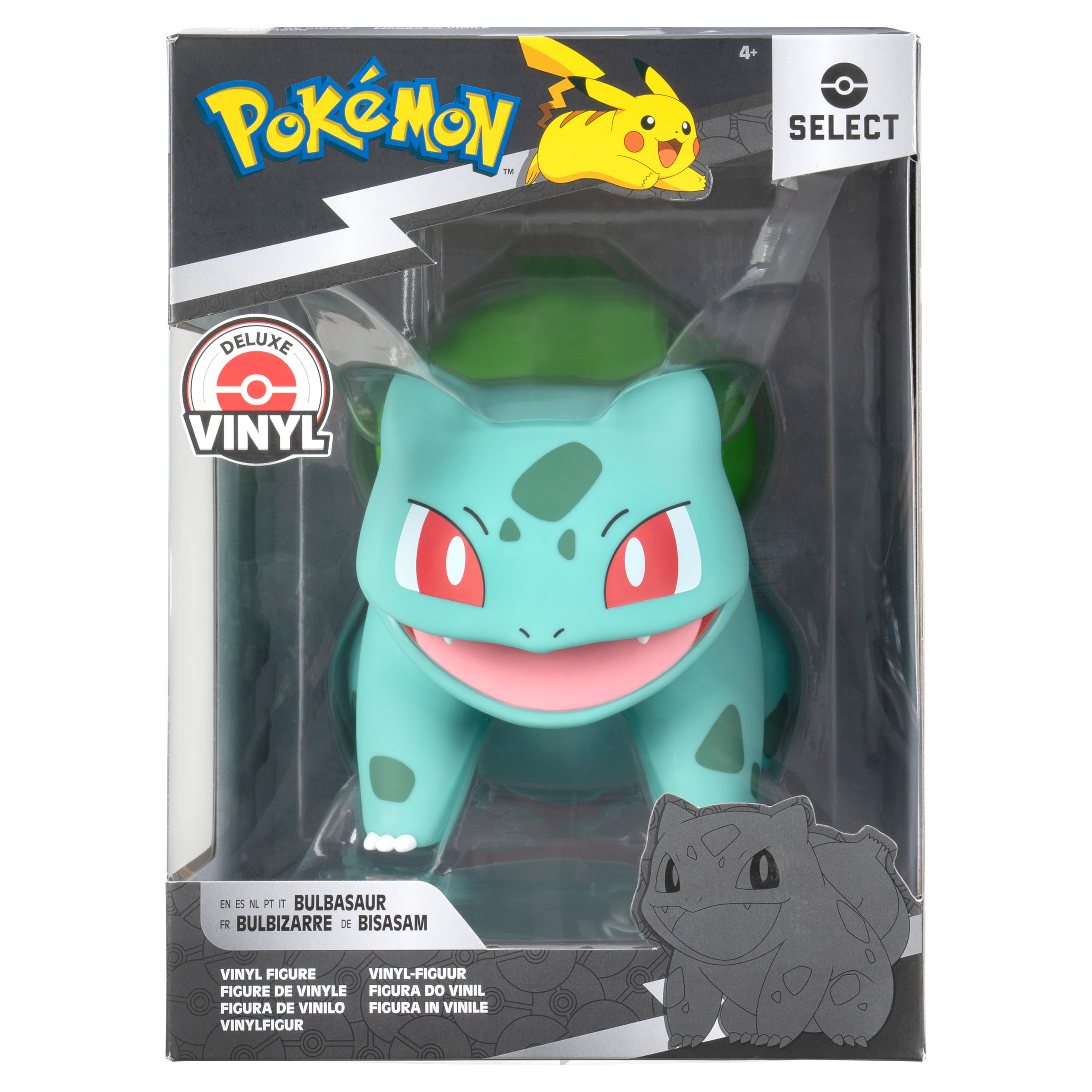 Pokemon Bulbasaur Select Vinyl Figure - 8-Inch Figure Made from Vinyl ...