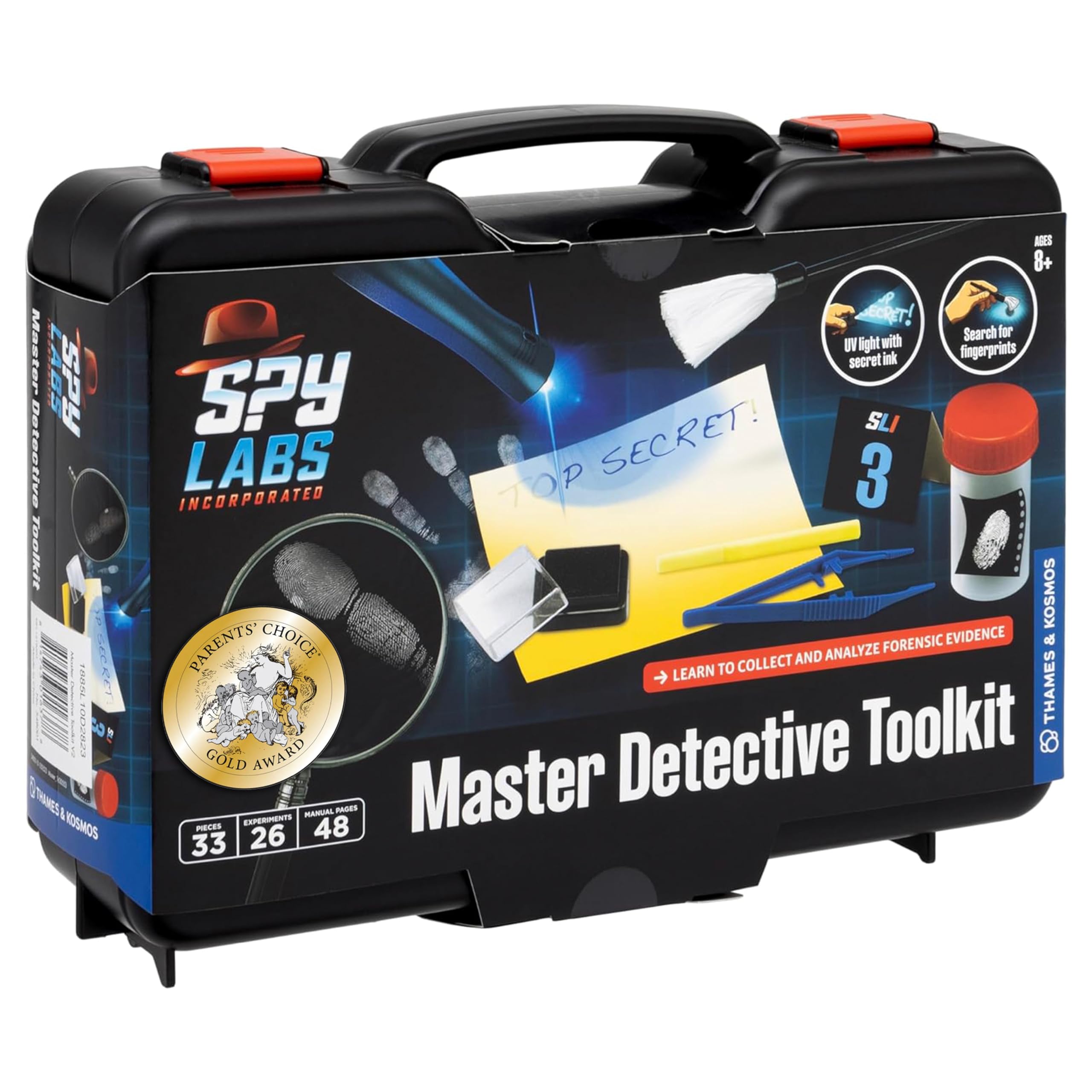 Spy Labs Master Detective Toolkit V2 – Forensic Science Kit with Finge ...
