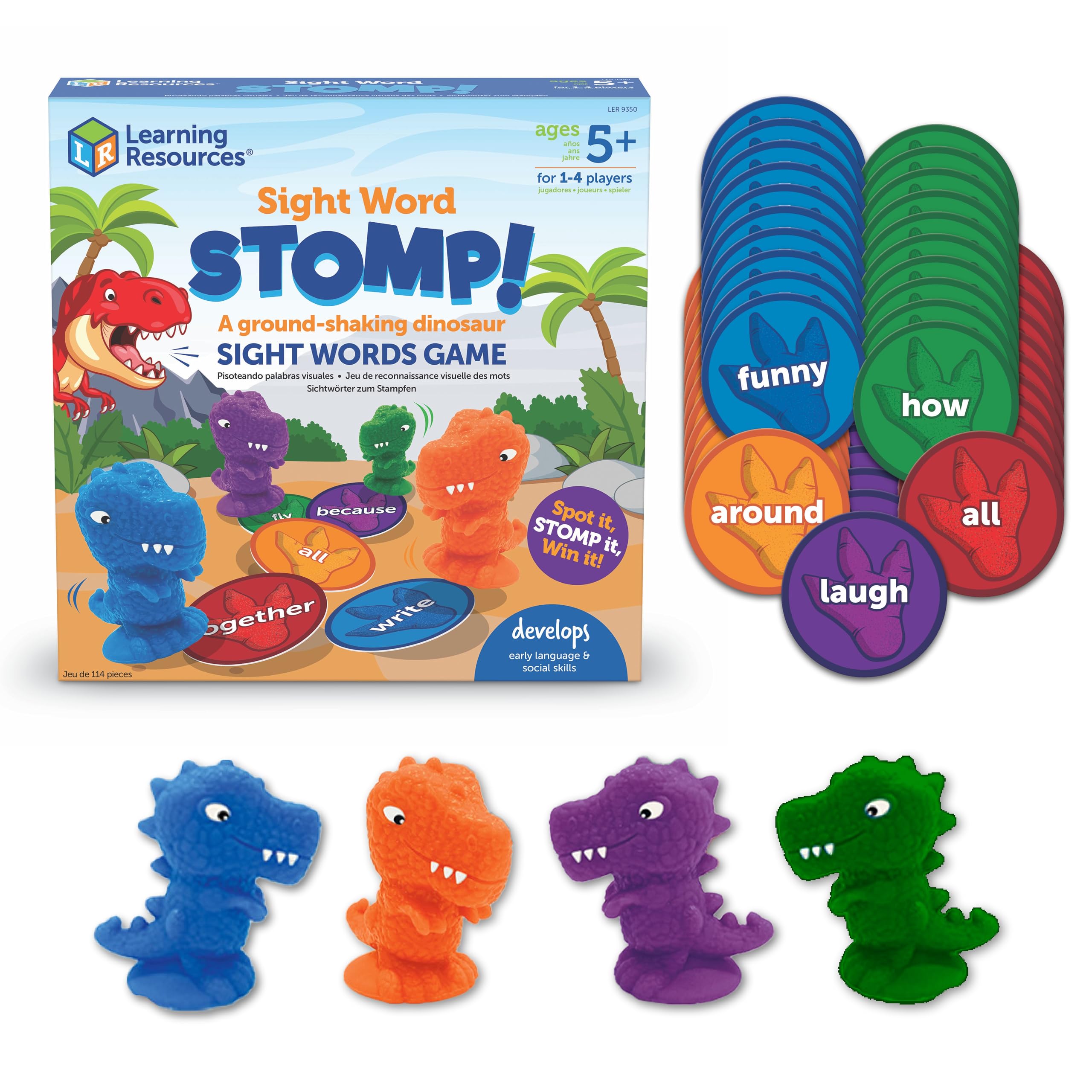 Sight Word Stomp!, Educational Indoor Games, Preschool Alphabet ,Toddl ...