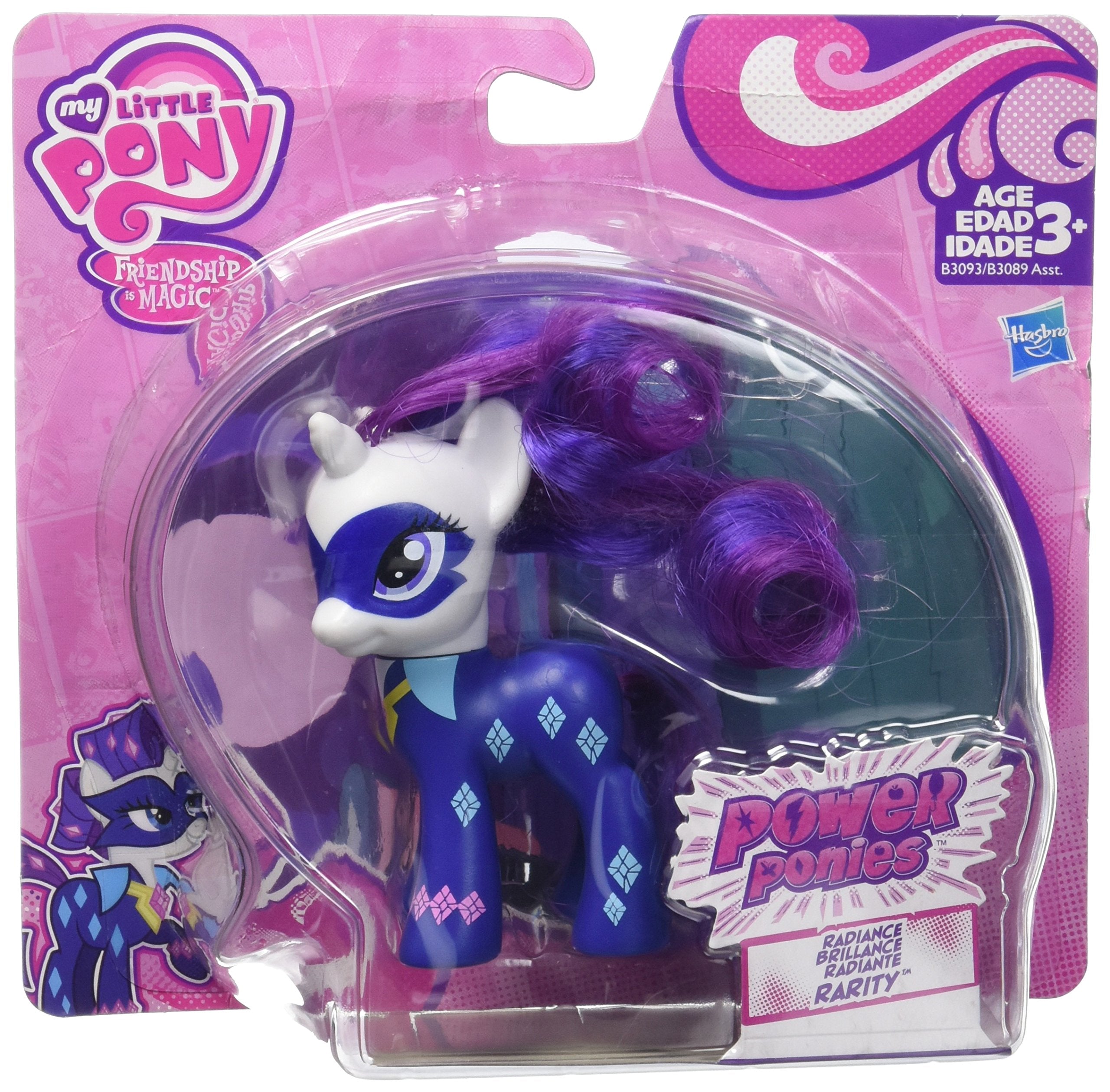 Hasbro My Little Pony Friendship is Magic Power Ponies Rarity Figure ...