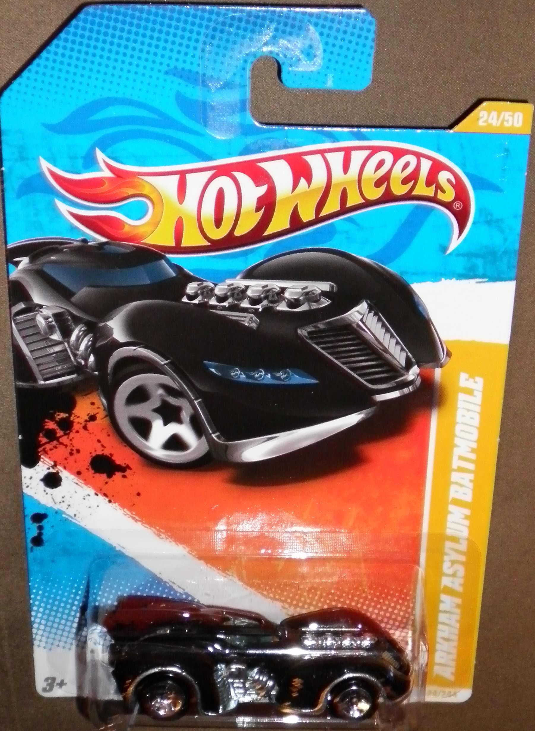 Hot Wheels 2011 New Models 24/50 Arkham Asylum Batmobile 24/244 ...