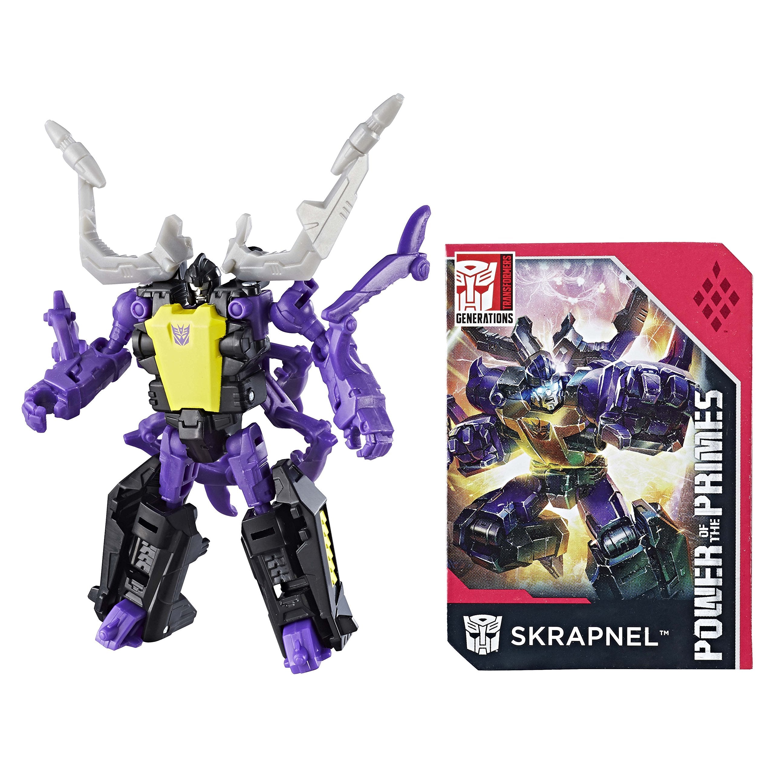 Transformers: Generations Power of the Primes Legends Class Skrapnel ...
